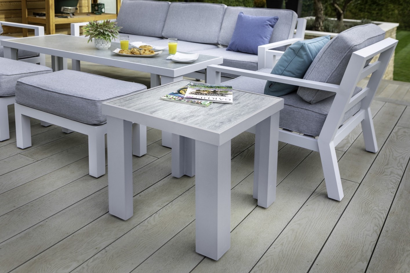 Hartman Apollo Glacier Garden Furniture Side Table - Glacier Aluminium ...