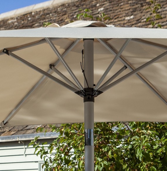 Hartman Hartman Solar 3m Parasol - Dove Parasols Garden Furniture | The ...