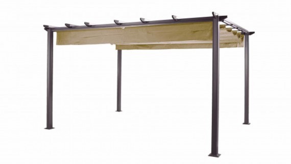 Hartman 4x3m Roma Pergola - Bronze Pergola Garden Furniture | The ...